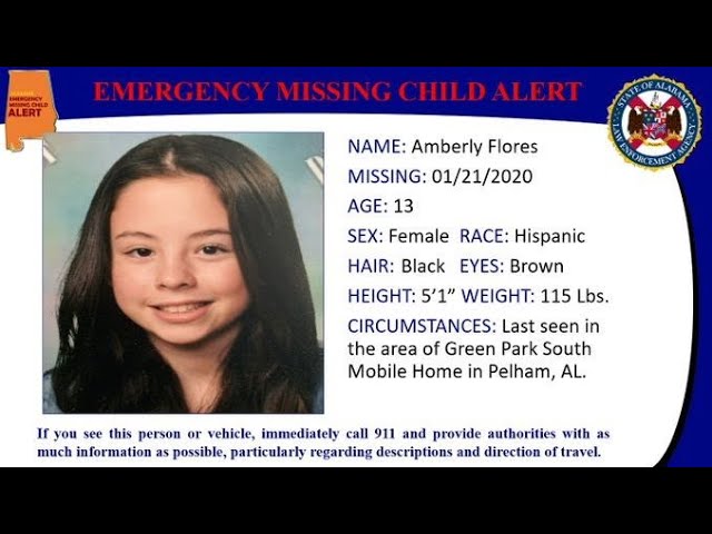 Amberly Flores: Missing Child Alert for 13-year-old Pelham girl